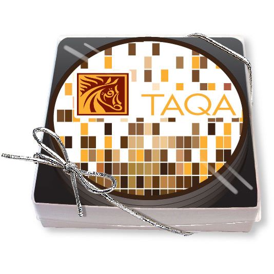 Premium Coaster Gift Sets 4 per box. Digitally printed sub surface in ...