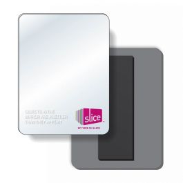 .040 Copolyester Plastic Mirror / Magnetic (2.625" x 3.5") 4CP & white ...