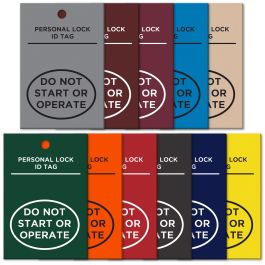 Coloured Polyethylene Plastic Tag (4 to 7 sq/in) Screen-printed ...