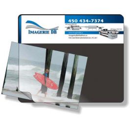 1/8" Flip-up Mousepad / clear textured Lexan & rubber (7.5" x 9") 4CP ...