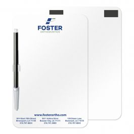 Premium Plastic Memo Board Kit / Rectangle (5.5" x 8.25") 4CP ...